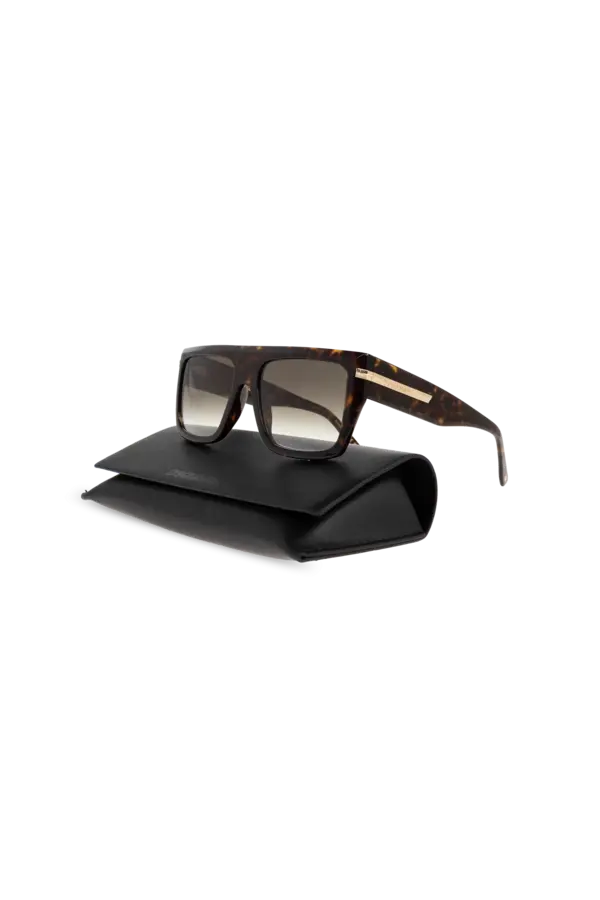 Dsquared2 Rectangular Havana Sunglasses - Brown