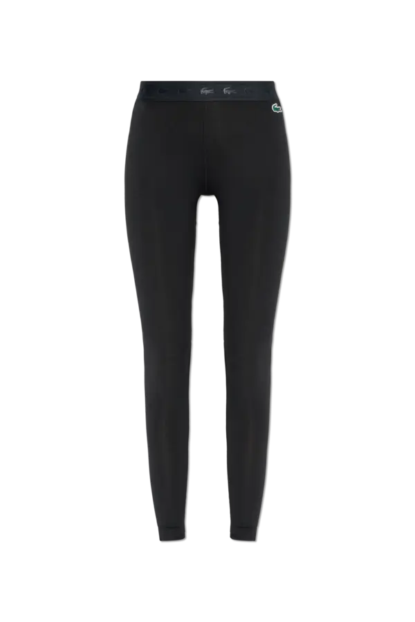 Lacoste Leggings With Logo Patch