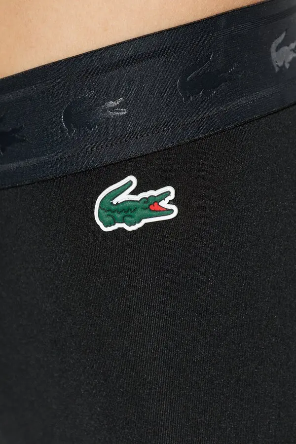 Lacoste Leggings With Logo Patch