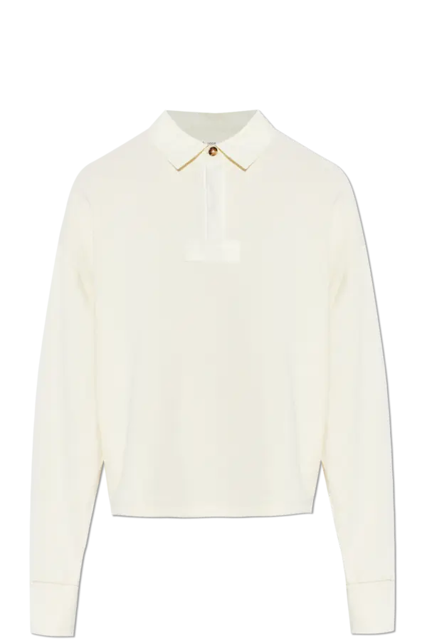 Rag & Bone Long-sleeve Polo - Cream