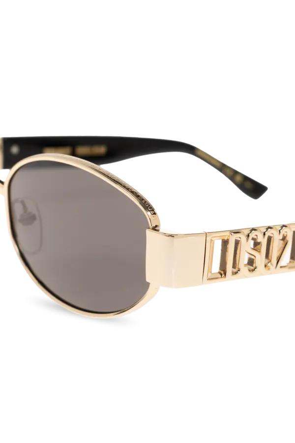 Dsquared2 Oval Sunglasses - Gold
