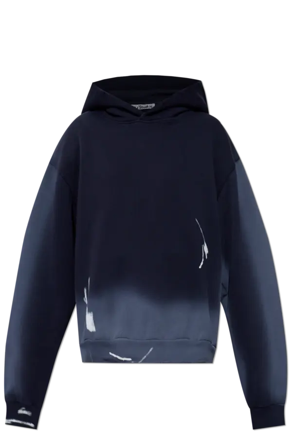 Acne Studios Sweatshirt With Print - Navy Blue