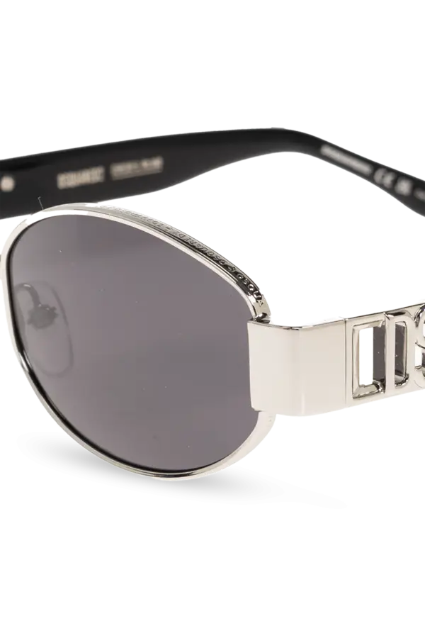 Dsquared2 Sunglasses With Geometric Application - Silver