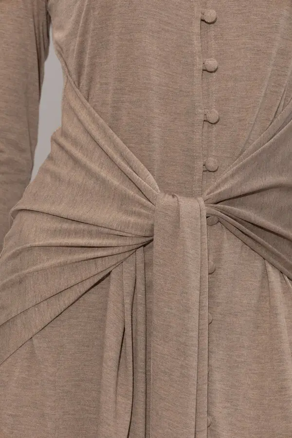 GANNI Dress With Tie Detail