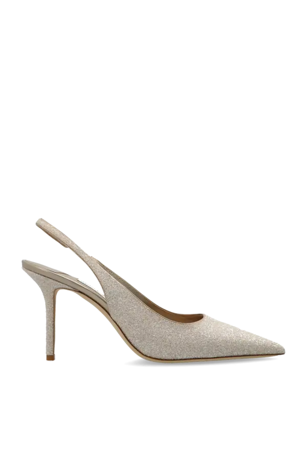 JIMMY CHOO Heeled Slingback Pumps - Gold
