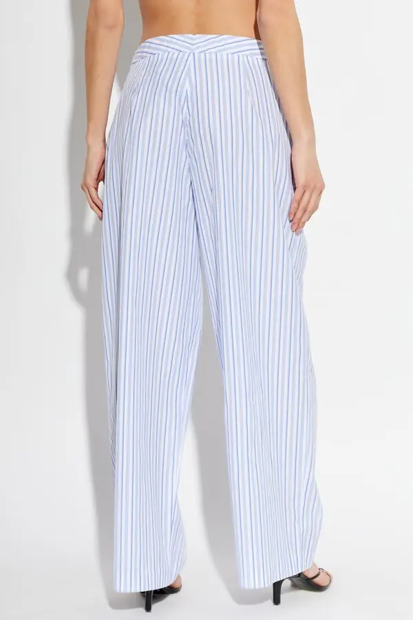 Rag & Bone Striped Cotton Trousers