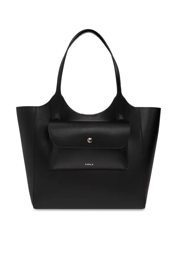 Furla Lea Medium Shopper Bag - Black