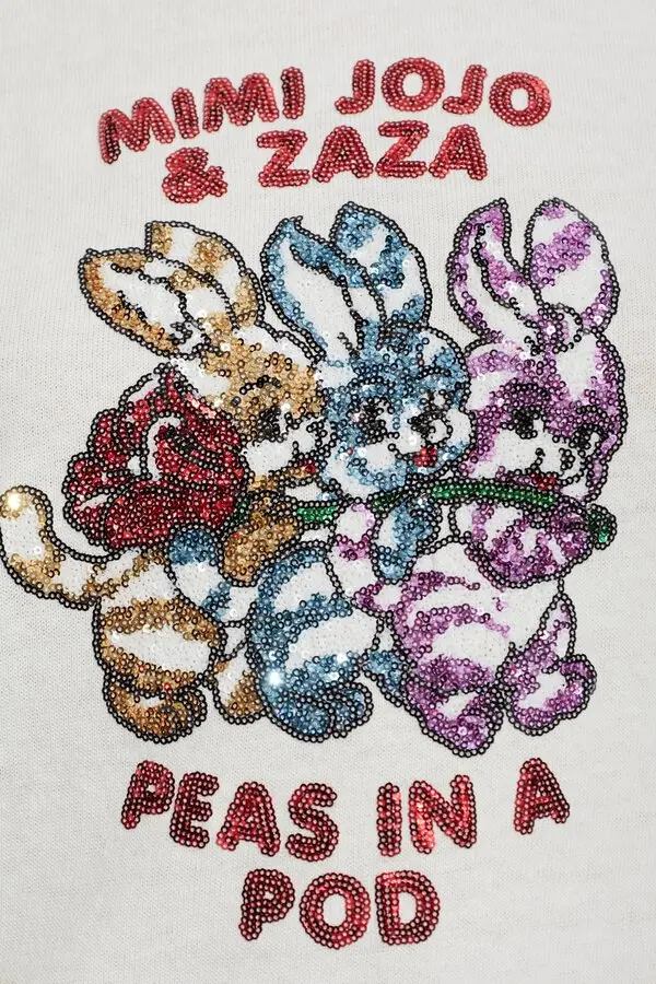 Kenzo T-shirt With Sequined Applique