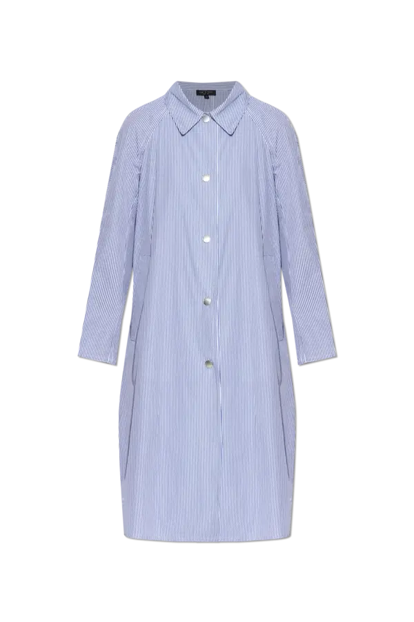 Rag & Bone Cotton Coat With Striped Pattern