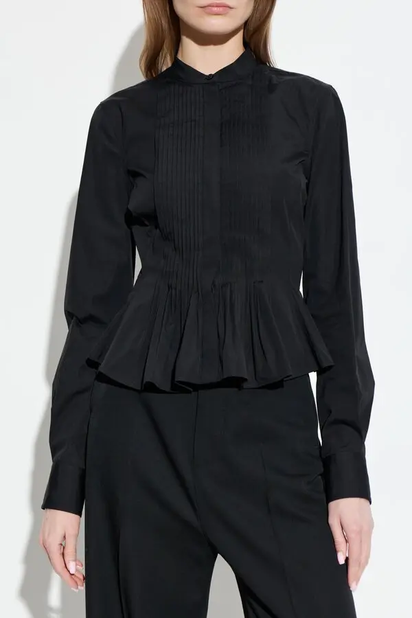 Alexander McQueen Cotton Shirt - Black