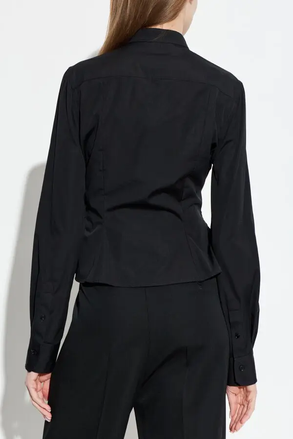 Alexander McQueen Cotton Shirt - Black
