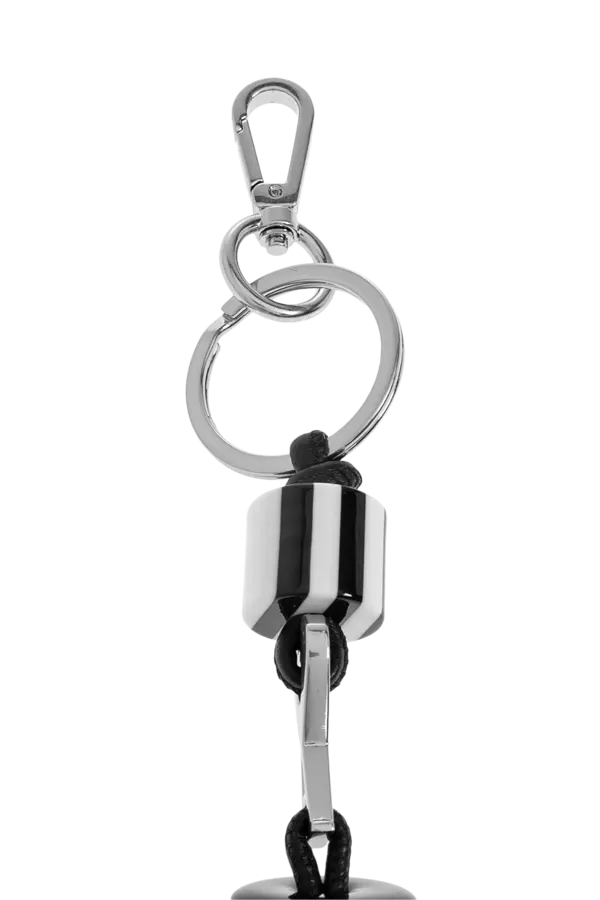 AMI Paris Keyring With Pendant - Black