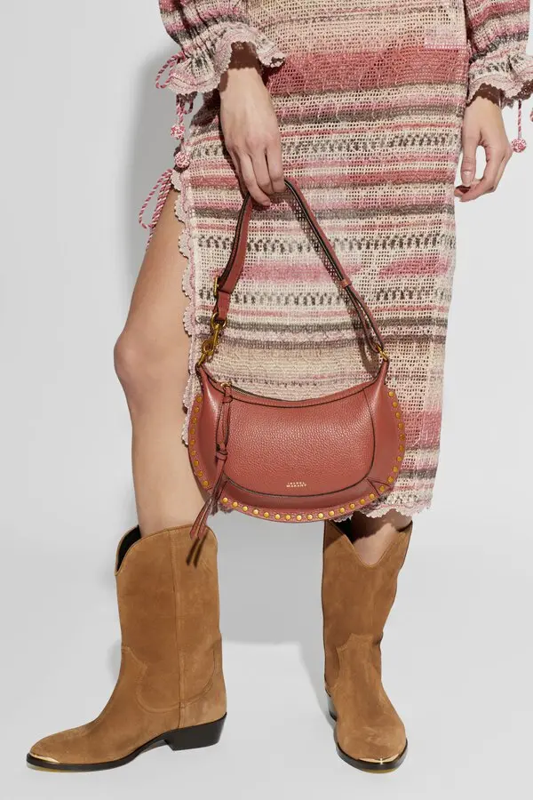 Isabel Marant Étoile Oskan Moon Shoulder Bag - Brown
