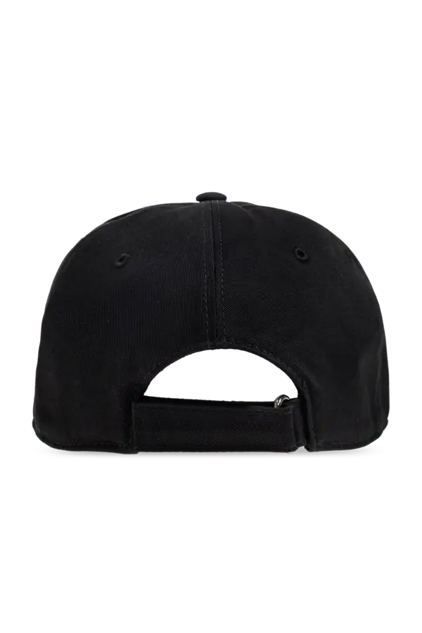 Iceberg Baseball Cap With Embossed Logo - Black