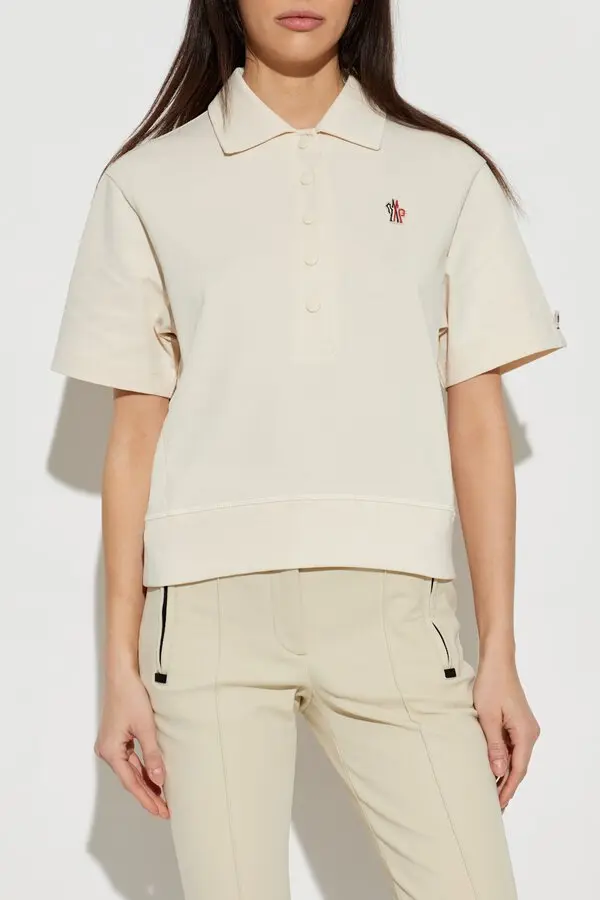 Moncler Polo Shirt - Cream