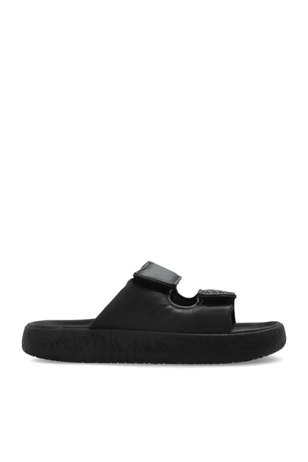 VEJA Etna Bold Leather Slides - Black