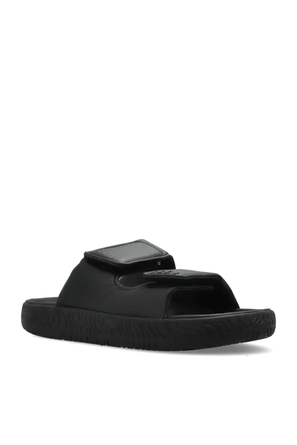 VEJA Etna Bold Leather Slides - Black