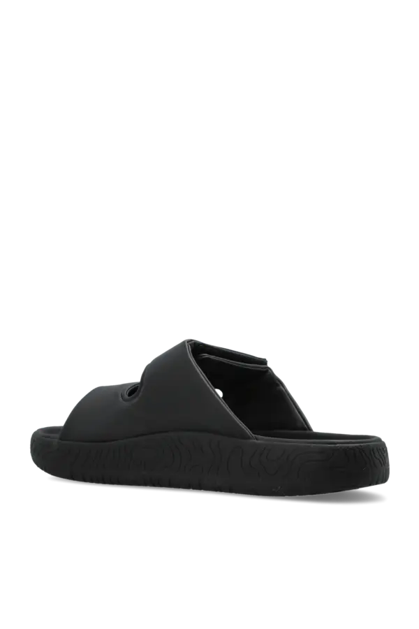 VEJA Etna Bold Leather Slides - Black