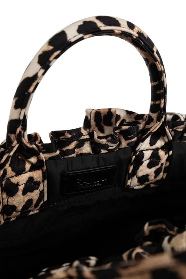 GANNI Logo Handbag - Brown