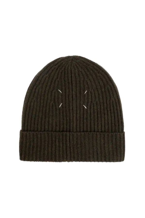 MAISON MARGIELA Wool Beanie - Green