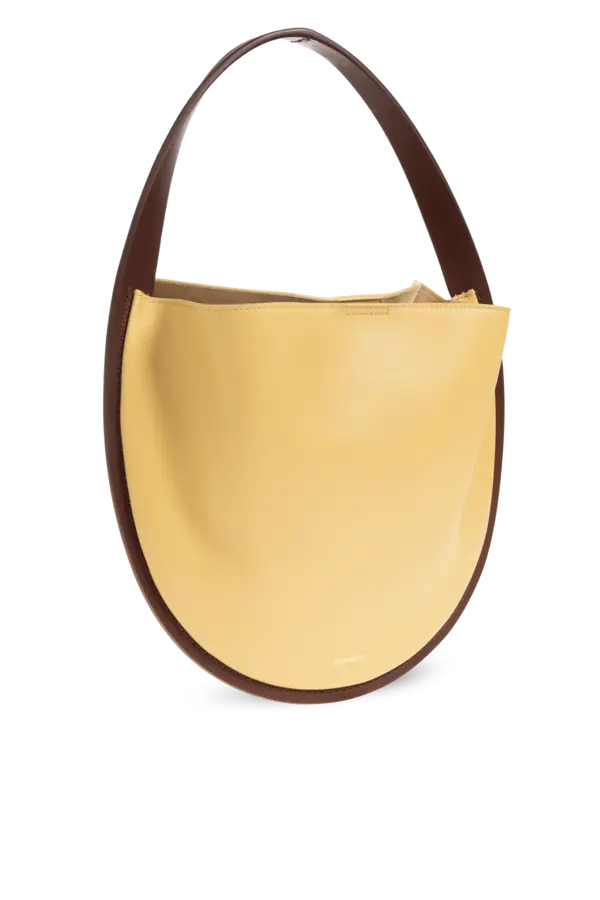 JIL SANDER Pivot Top Handle Bag - Yellow