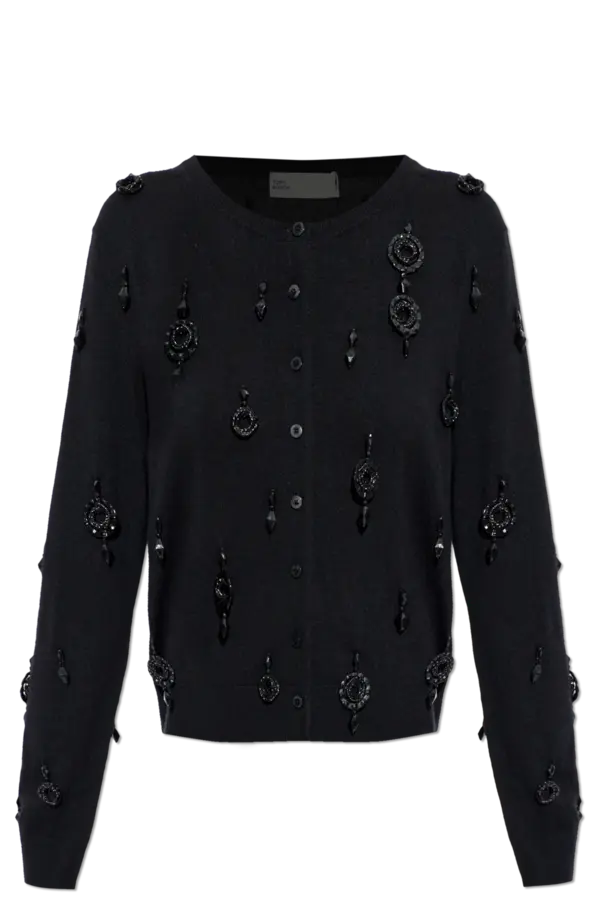 Tory Burch Appliquéd Wool-cashmere Cardigan