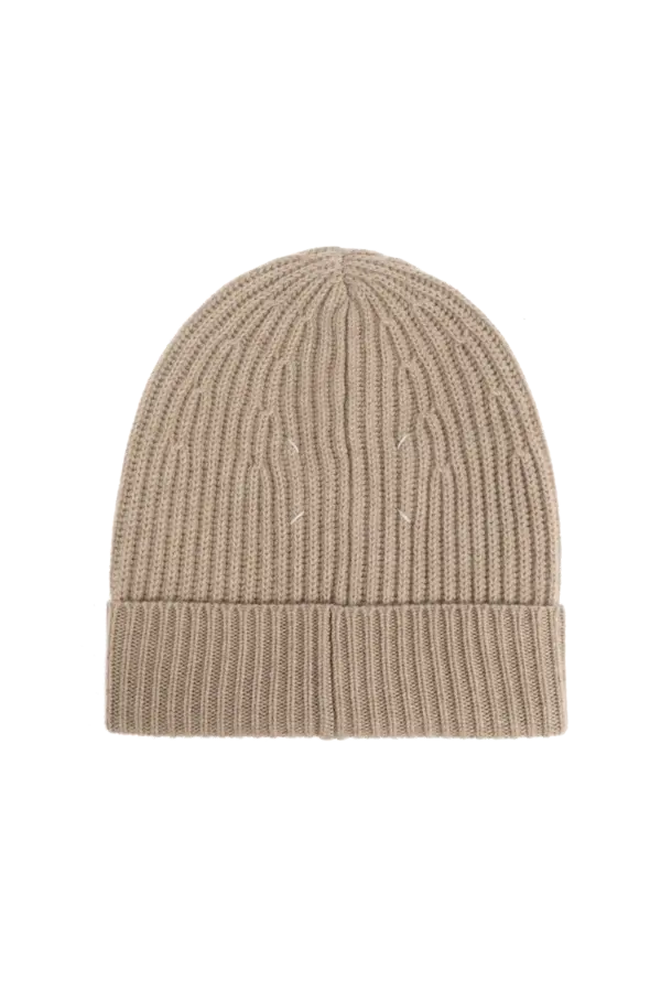 MAISON MARGIELA Wool Beanie - Beige