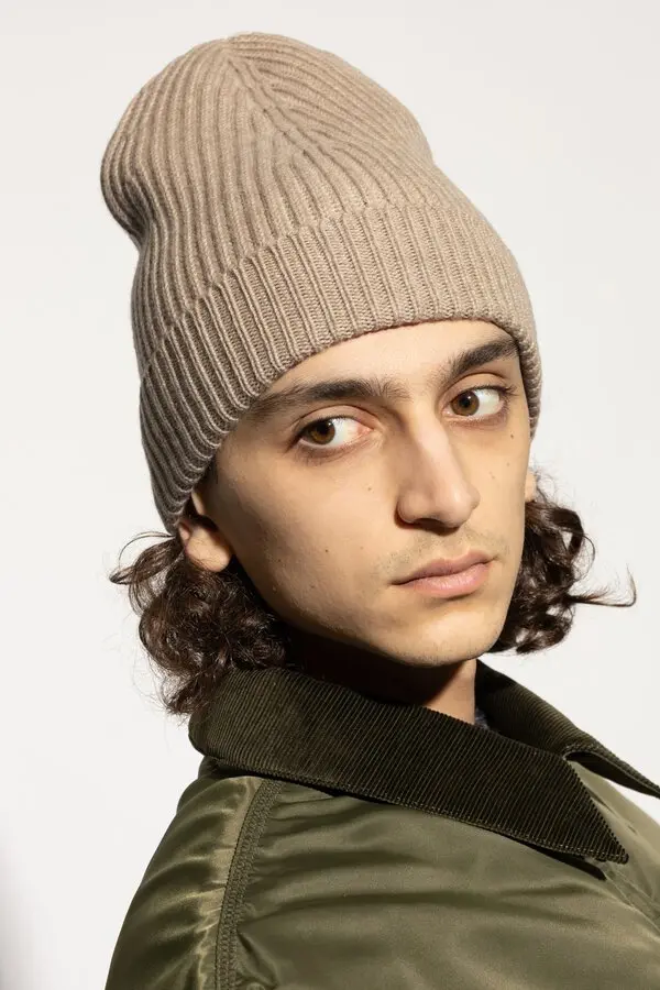 MAISON MARGIELA Wool Beanie - Beige