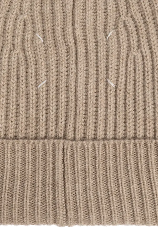MAISON MARGIELA Wool Beanie - Beige