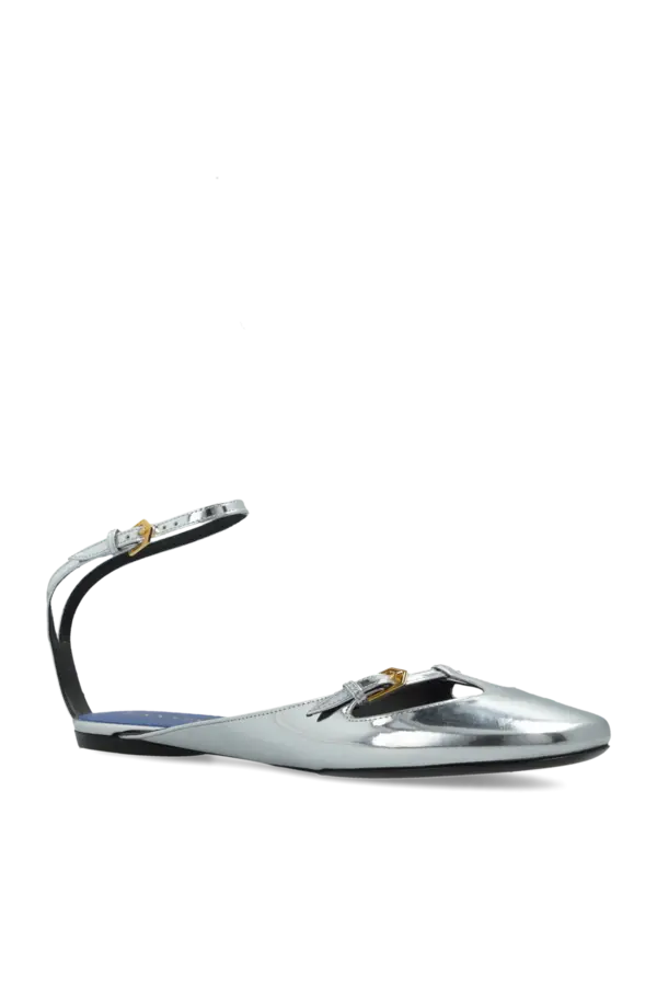 LANVIN Mary Jane Ballerinas - Silver
