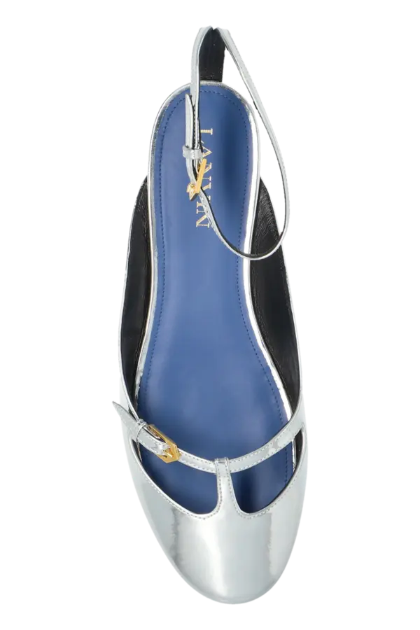 LANVIN Mary Jane Ballerinas - Silver