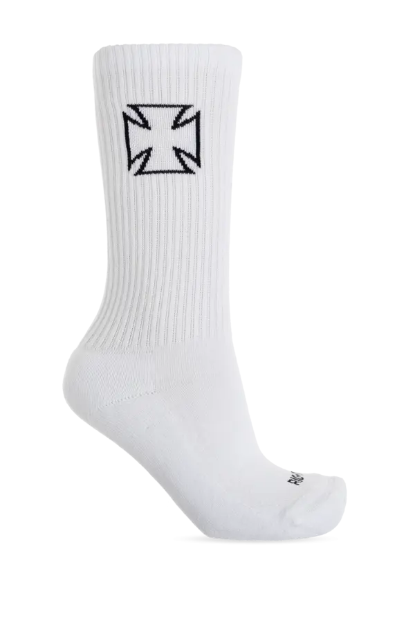 Vetements Socks With Logo - White