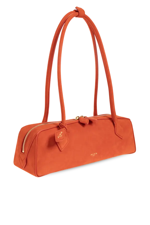 Alaïa Le Teckel Medium Satin Bag - Orange