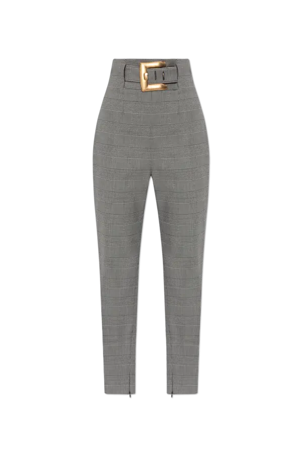 Balmain Houndstooth Pattern Trousers
