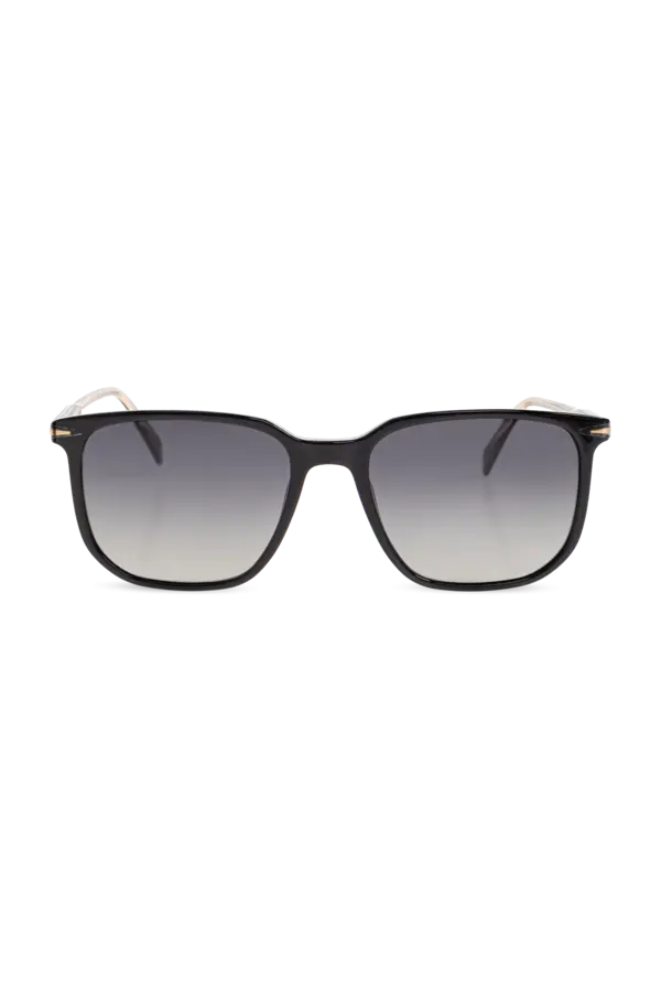 DB EYEWEAR BY DAVID BECKHAM Rectangle Sunglasses - Black
