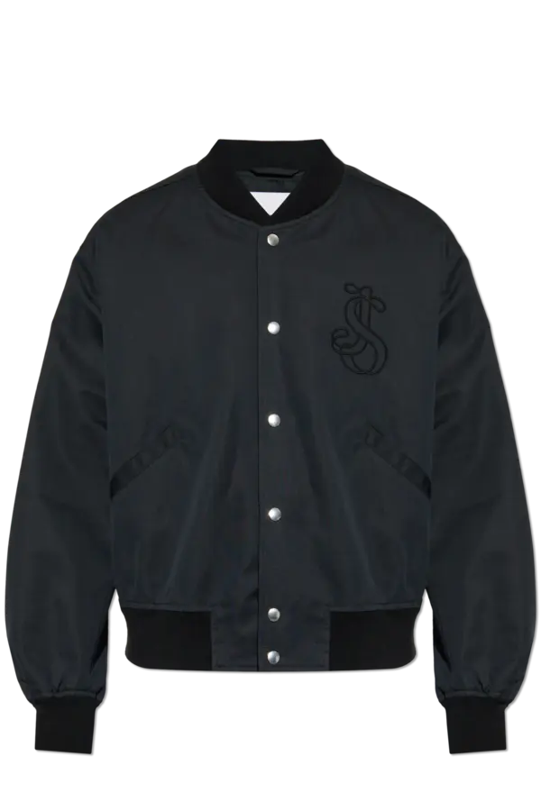 JIL SANDER Logo Bomber Jacket
