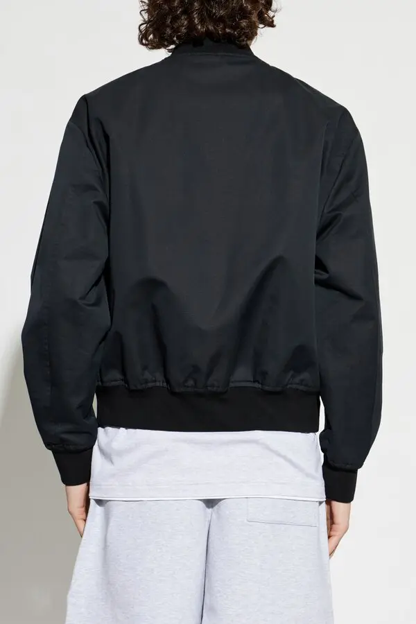 JIL SANDER Logo Bomber Jacket