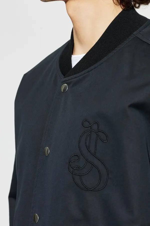 JIL SANDER Logo Bomber Jacket