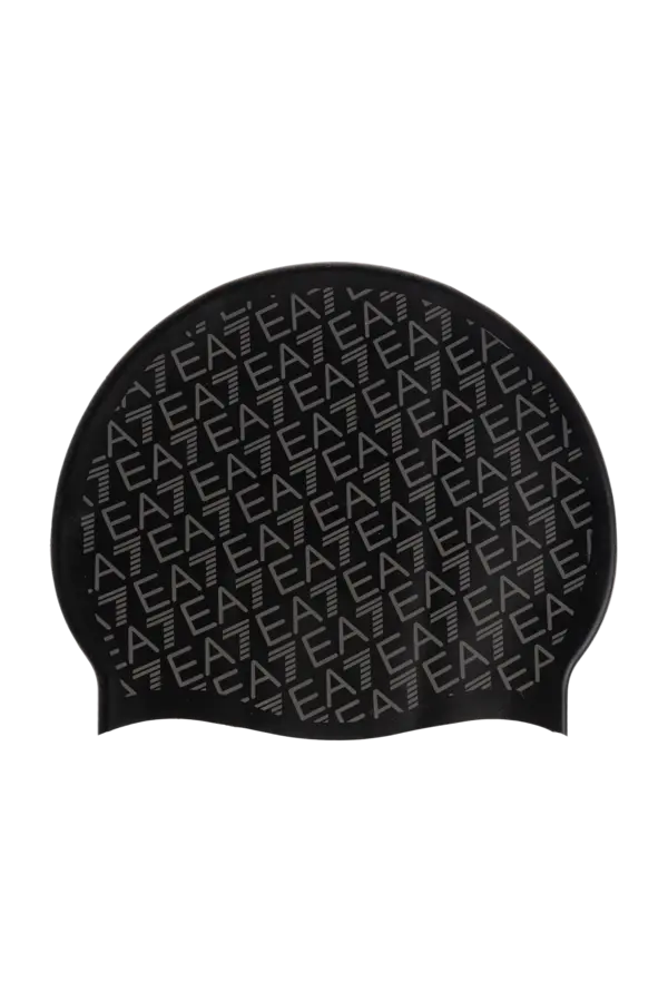 EA7 Swimming Cap With Monogram - Black