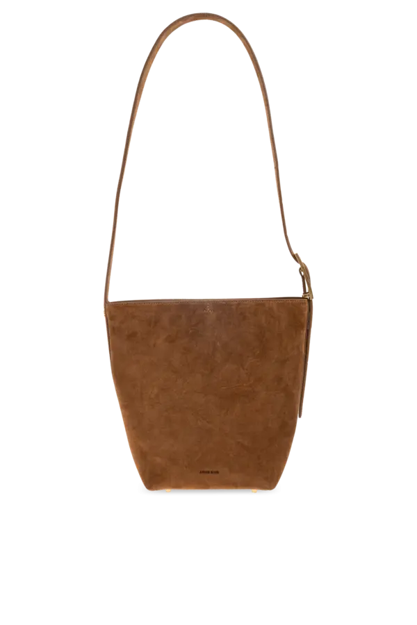 ANINE BING Elly Mini Bucket Shoulder Bag - Brown