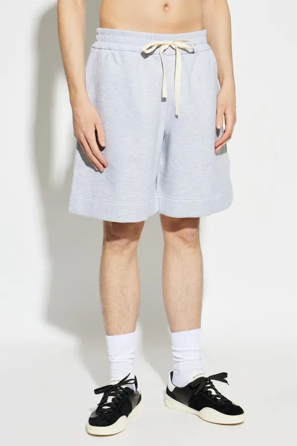 JIL SANDER Relaxed Fit Sweat Shorts - Grey