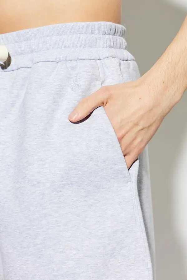 JIL SANDER Relaxed Fit Sweat Shorts - Grey