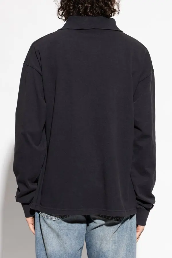 Acne Studios Sweatshirt With Logo - Black