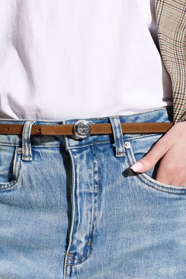 Tory Burch Reversible Belt - Brown