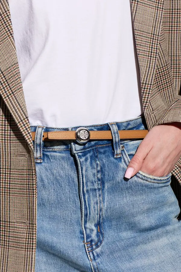 Tory Burch Reversible Belt - Brown