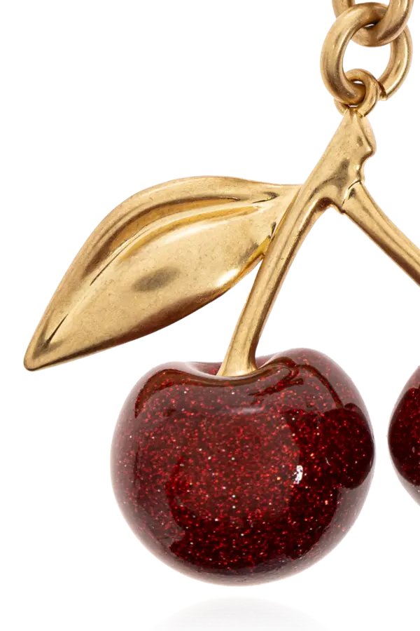 COACH Keychain With Cherry-shaped Charm - Red