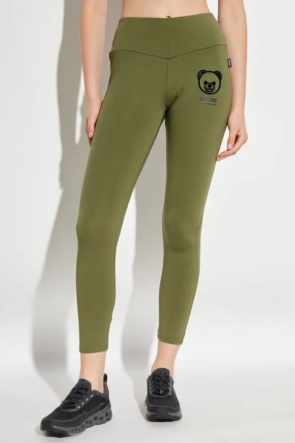 Moschino Leggings With Raised Logo