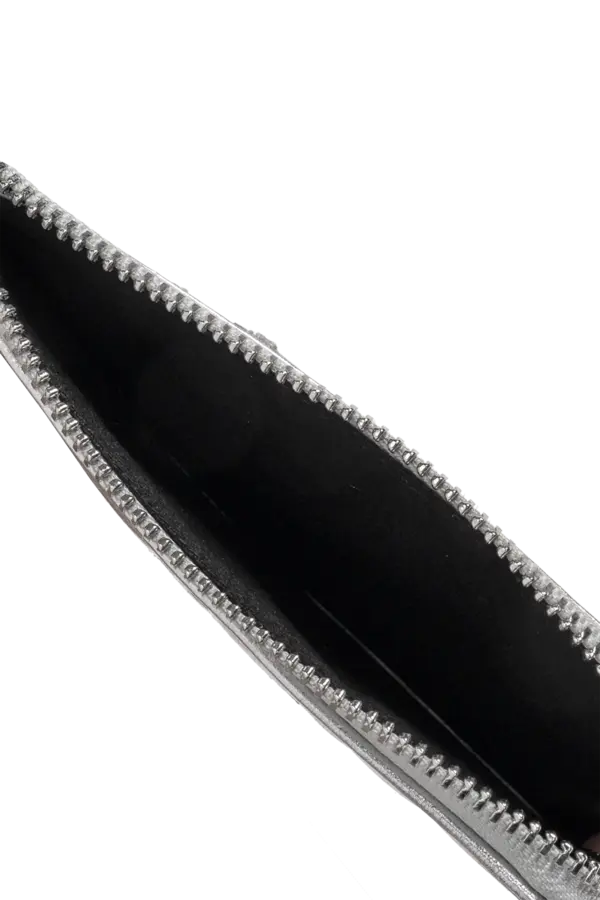 Zadig&Voltaire Leather Card Holder - Silver
