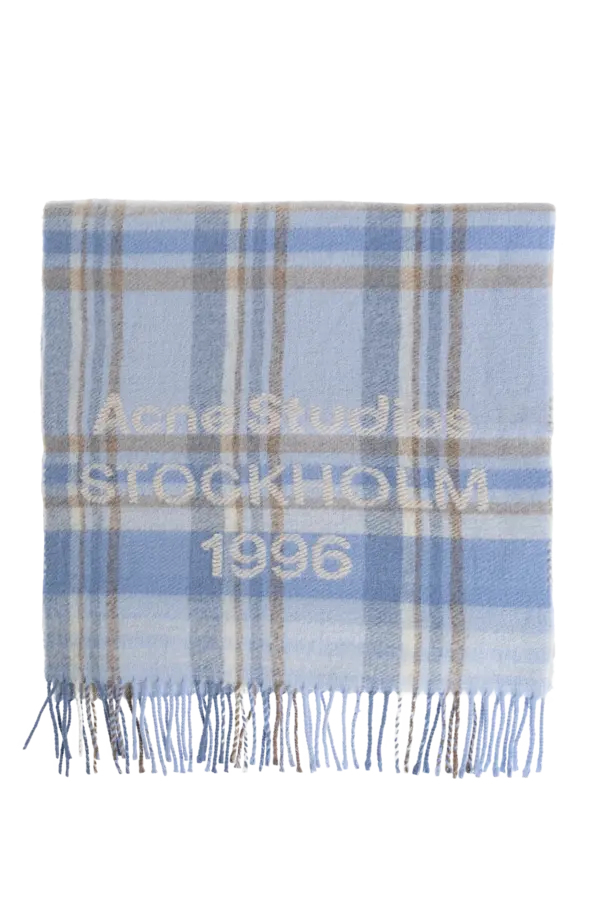 Acne Studios Wool Scarf - Blue