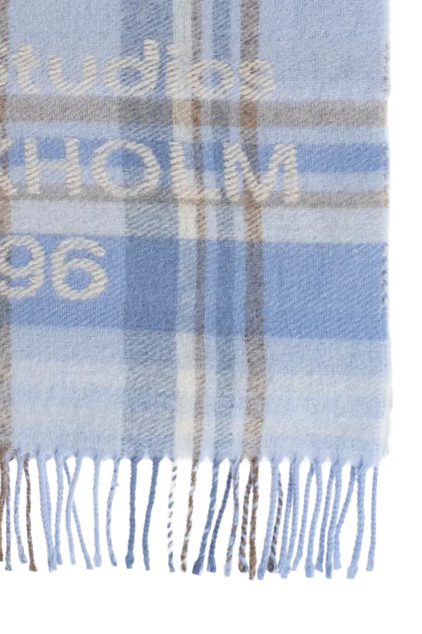 Acne Studios Wool Scarf - Blue